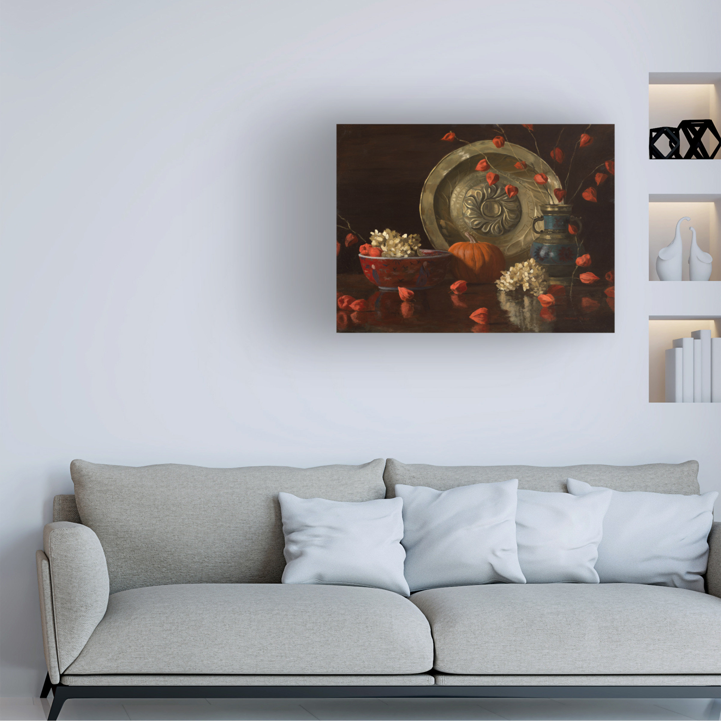 Trademark Fine Art Christopher Pierce Still Life With Salver Canvas Art ...