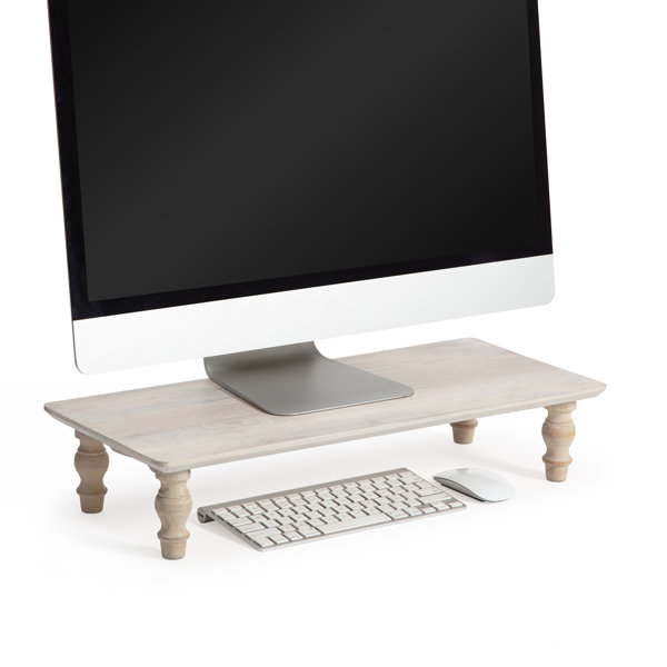 George Oliver Bascum Solid Wood Monitor Stand - Wayfair Canada