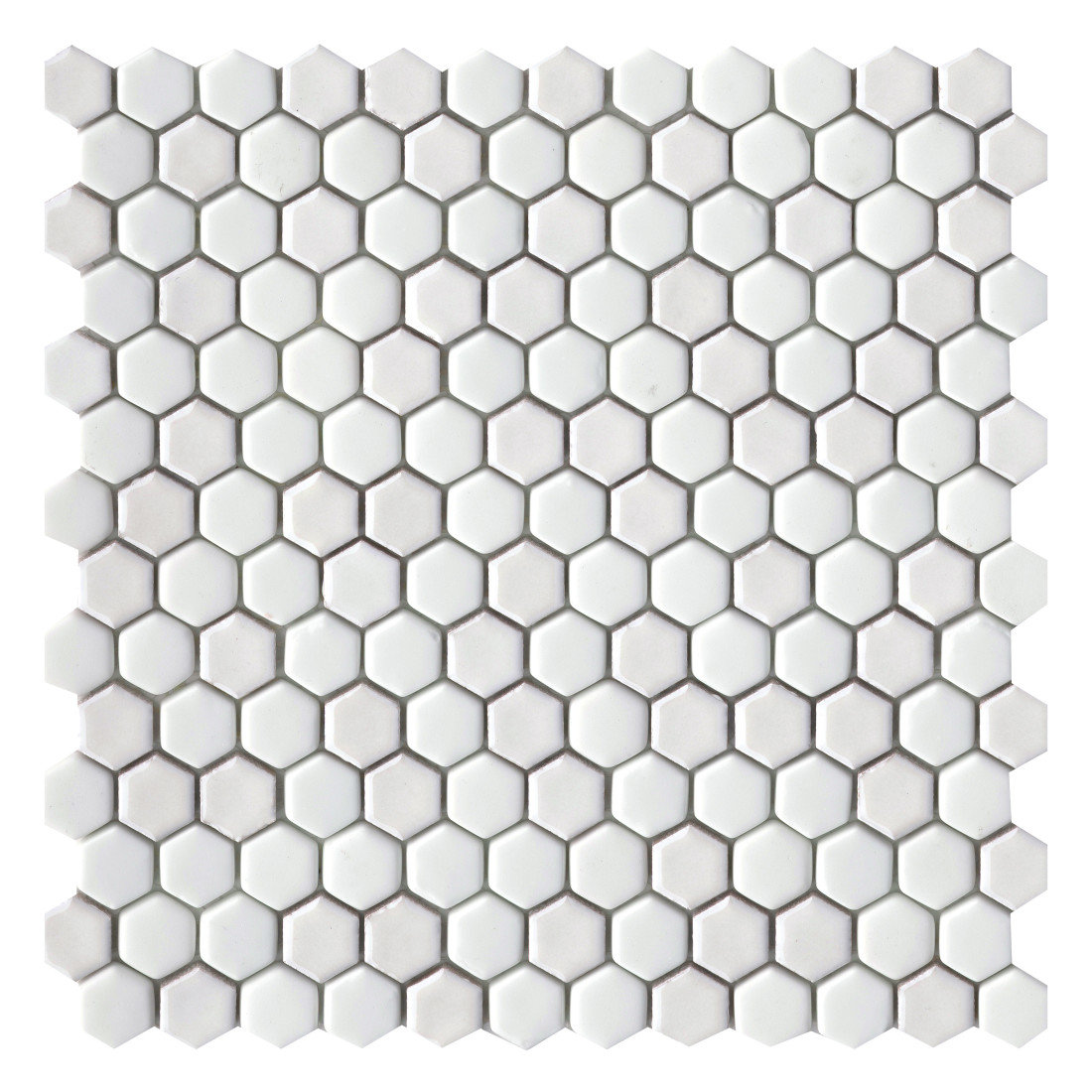 Emser Tile Confetti II™ 1" x 1" Beveled Glass Honeycomb Mosaic Wall ...