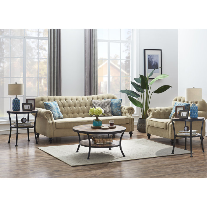 17 Stories Aderes 3 - Piece Living Room Table Set & Reviews | Wayfair