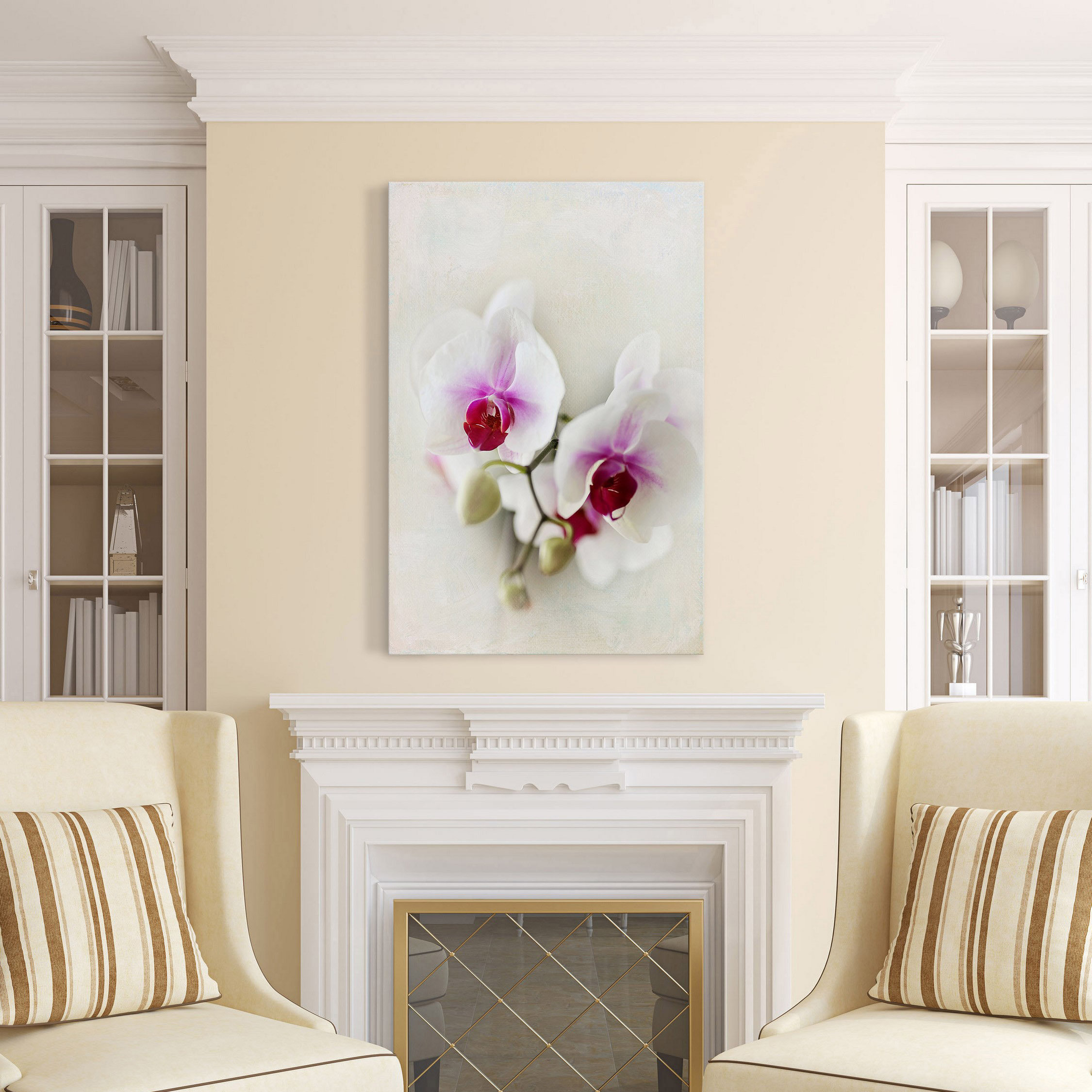 Marmont Hill 'Orchids' by Sylvia Cook Painting Print on Wrapped Canvas ...