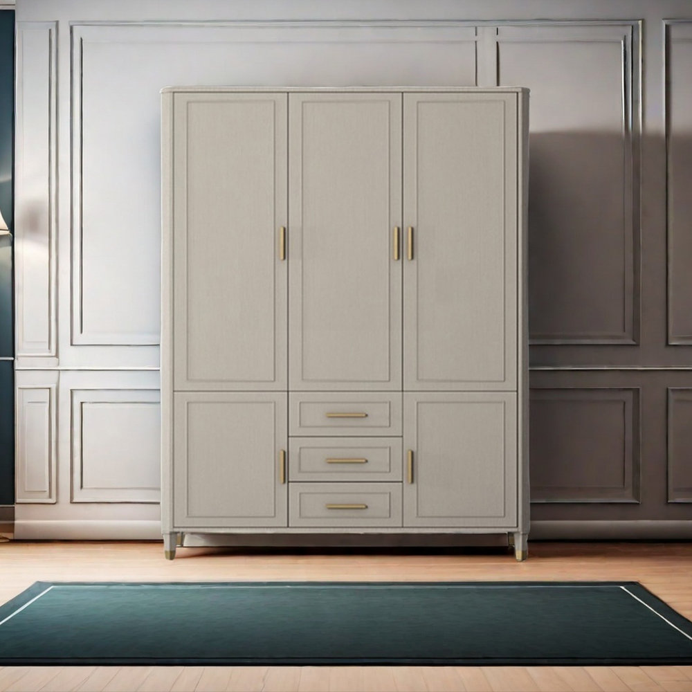 Parttlion European style light luxury modern simple wardrobe | Wayfair