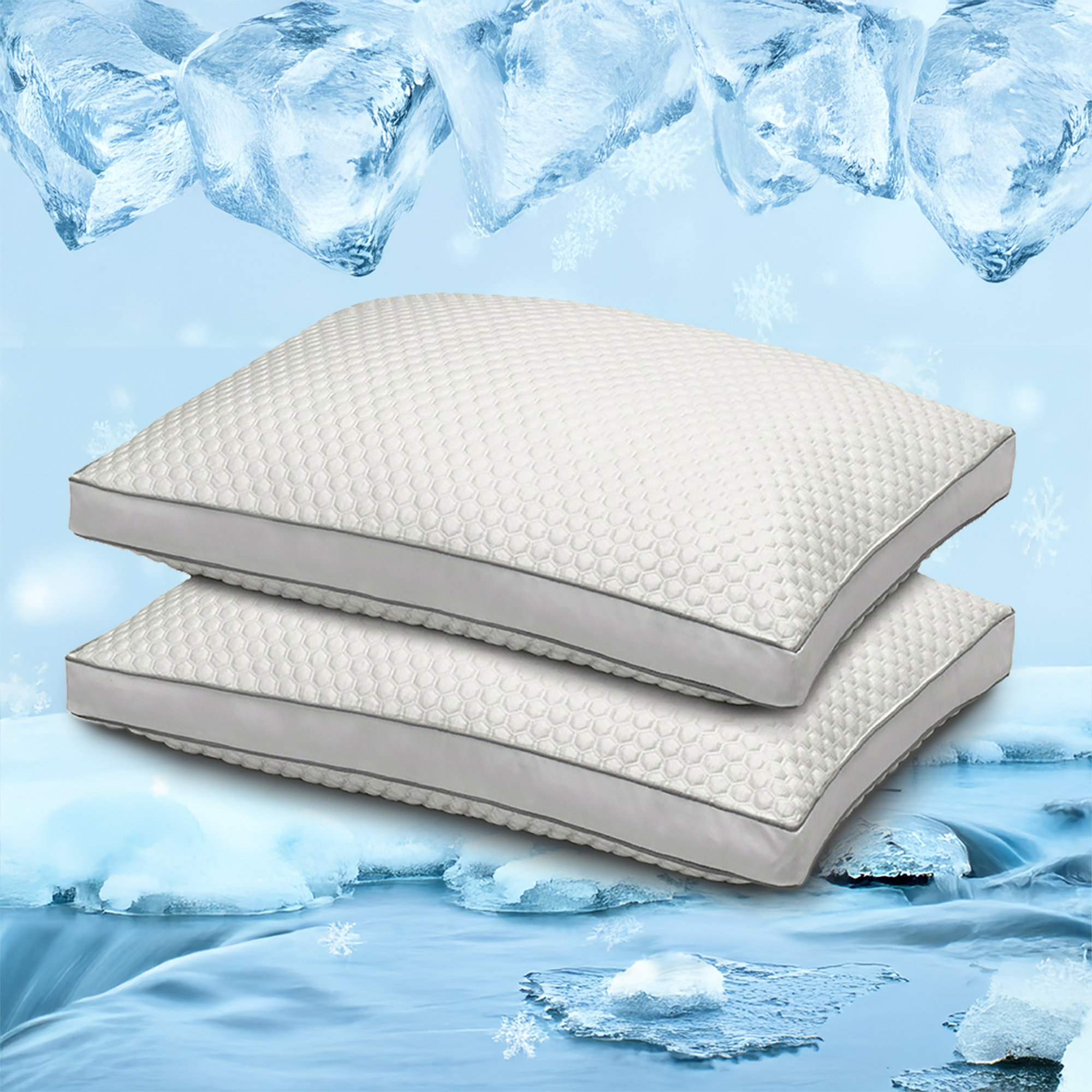 Ella Jayne Home Medium Arctic Chill Super Cooling Gel Fiber Pillow & Reviews | Wayfair