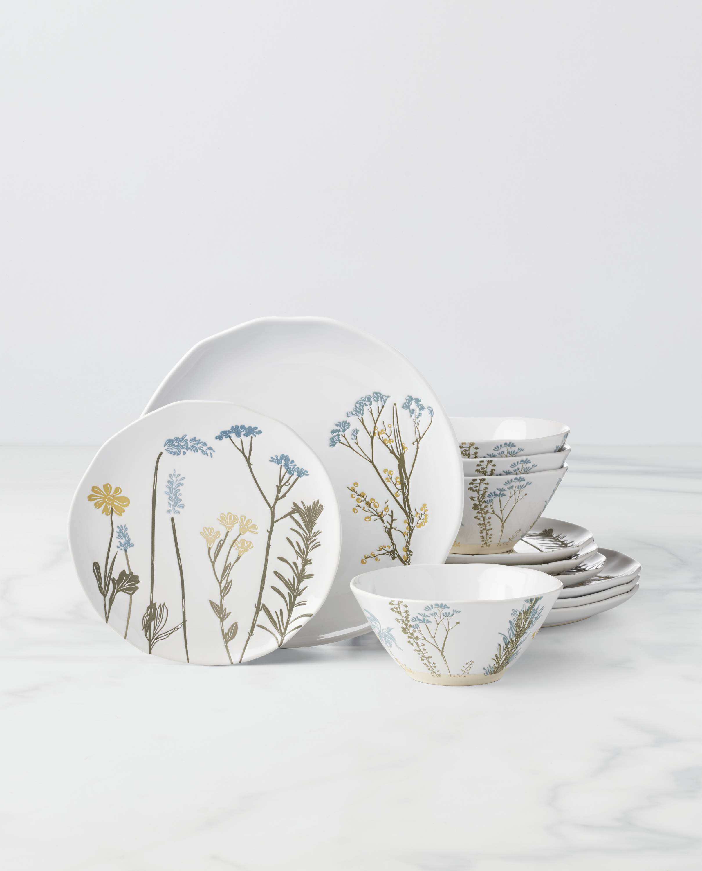 Lenox Wildflowers 12 - Piece Dinnerware Set & Reviews | Wayfair