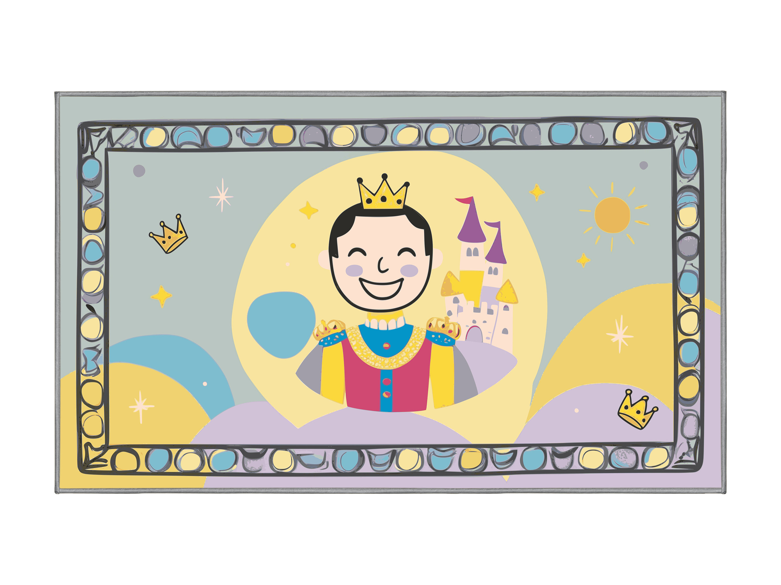 Gemma Violet Washable Fairy Tale Fantasy Rug | Wayfair