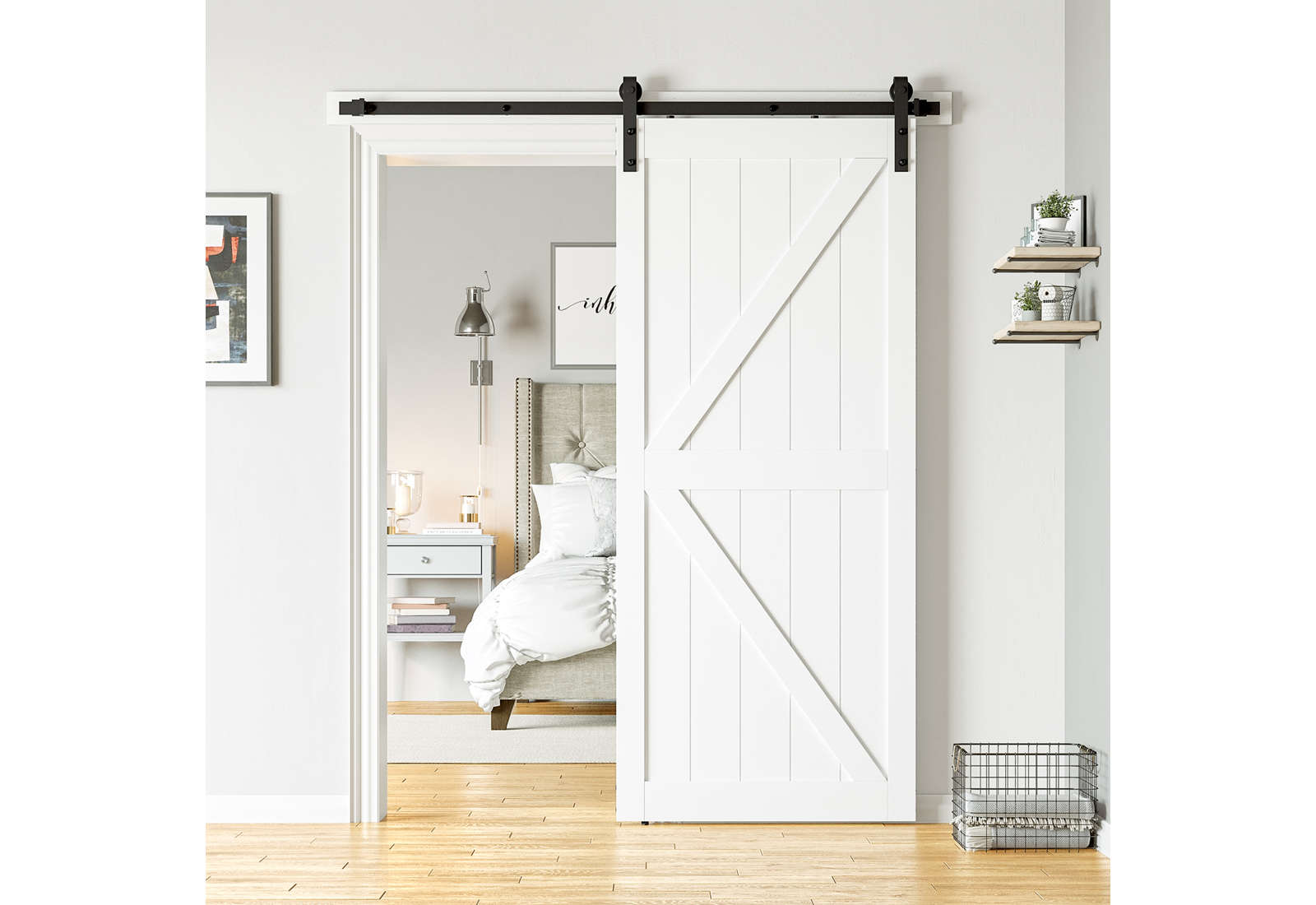 Measuring 101: How to Find the Right Barn Door Sizes | Wayfair