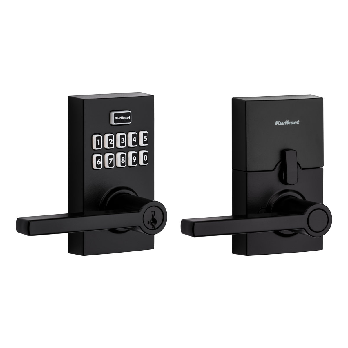 Kwikset Electronic Door Lever with SmartKey & Reviews | Wayfair
