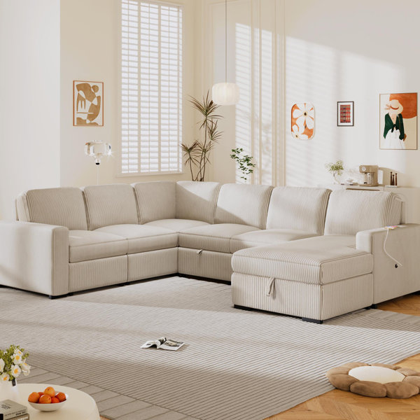 Latitude Run® Smiga 3 - Piece Upholstered Sectional | Wayfair