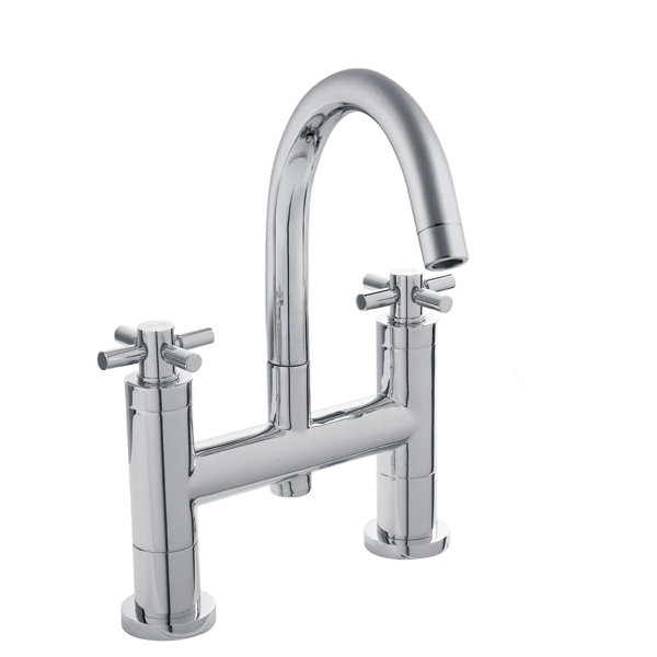 Hudson Reed Tec 2 Handle Deck Bath Faucet Bath Filler | Wayfair.co.uk