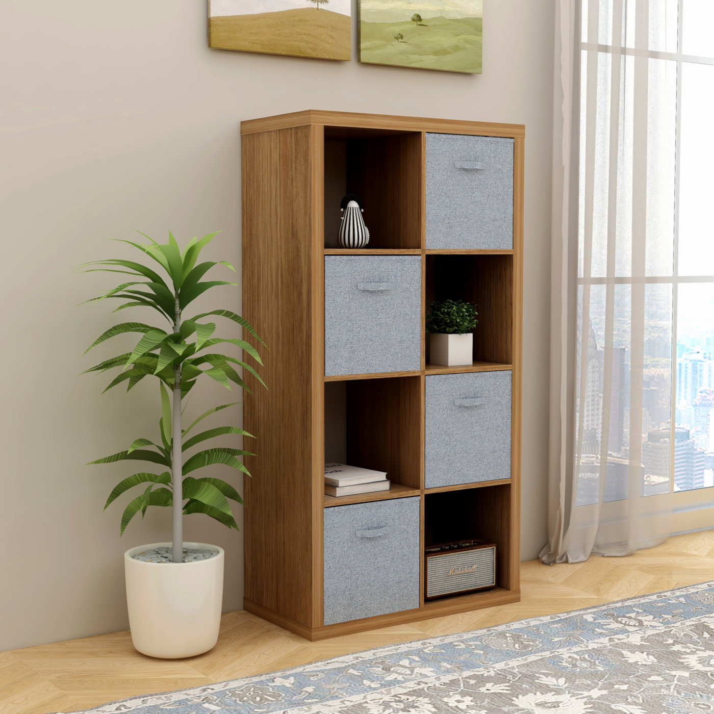 Ebern Designs Smart Cube -Cube Organizer Storage With Opened Back ...