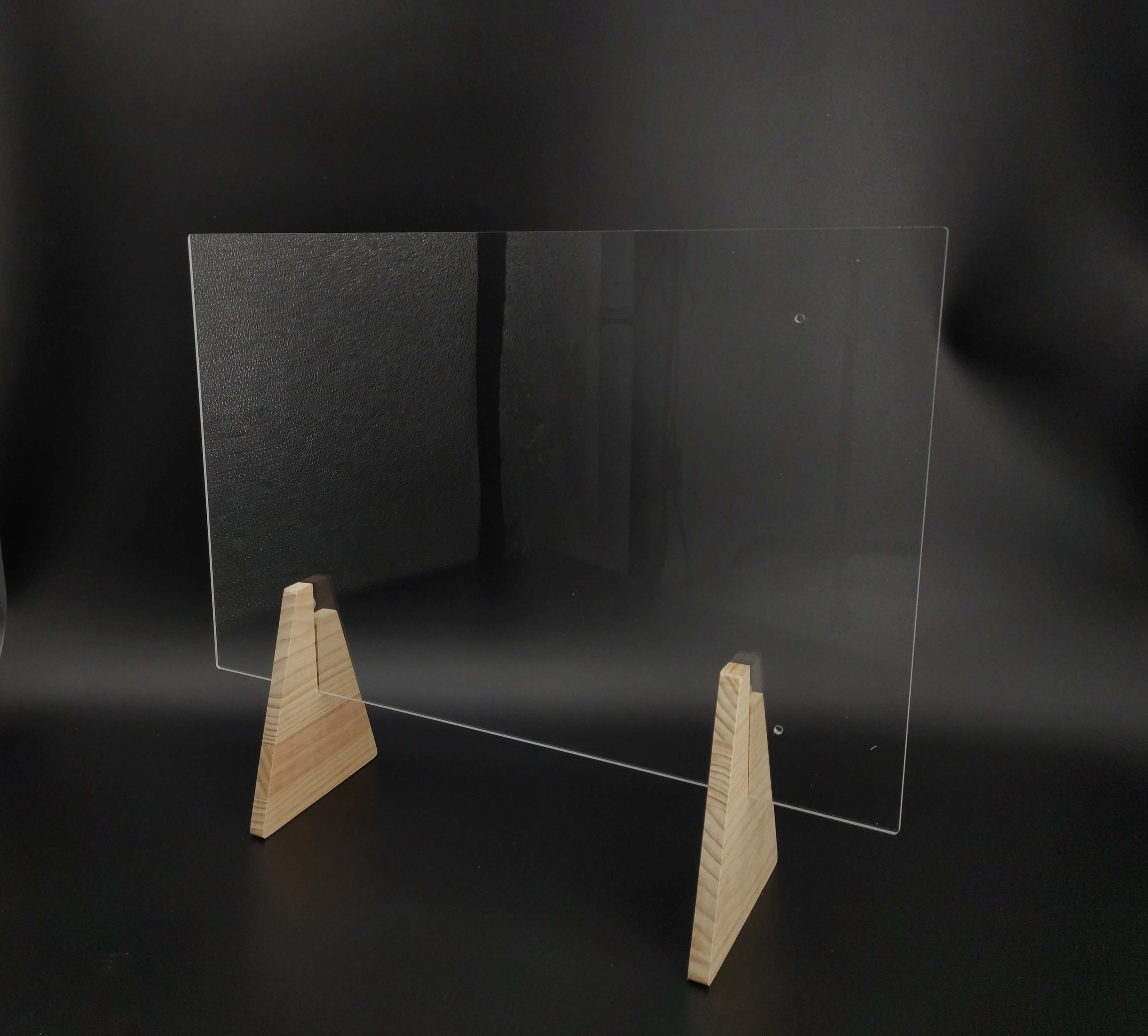 FixtureDisplays Acrylic Plexiglass Shield Sneeze Guard 24x16" or 16X24 ...