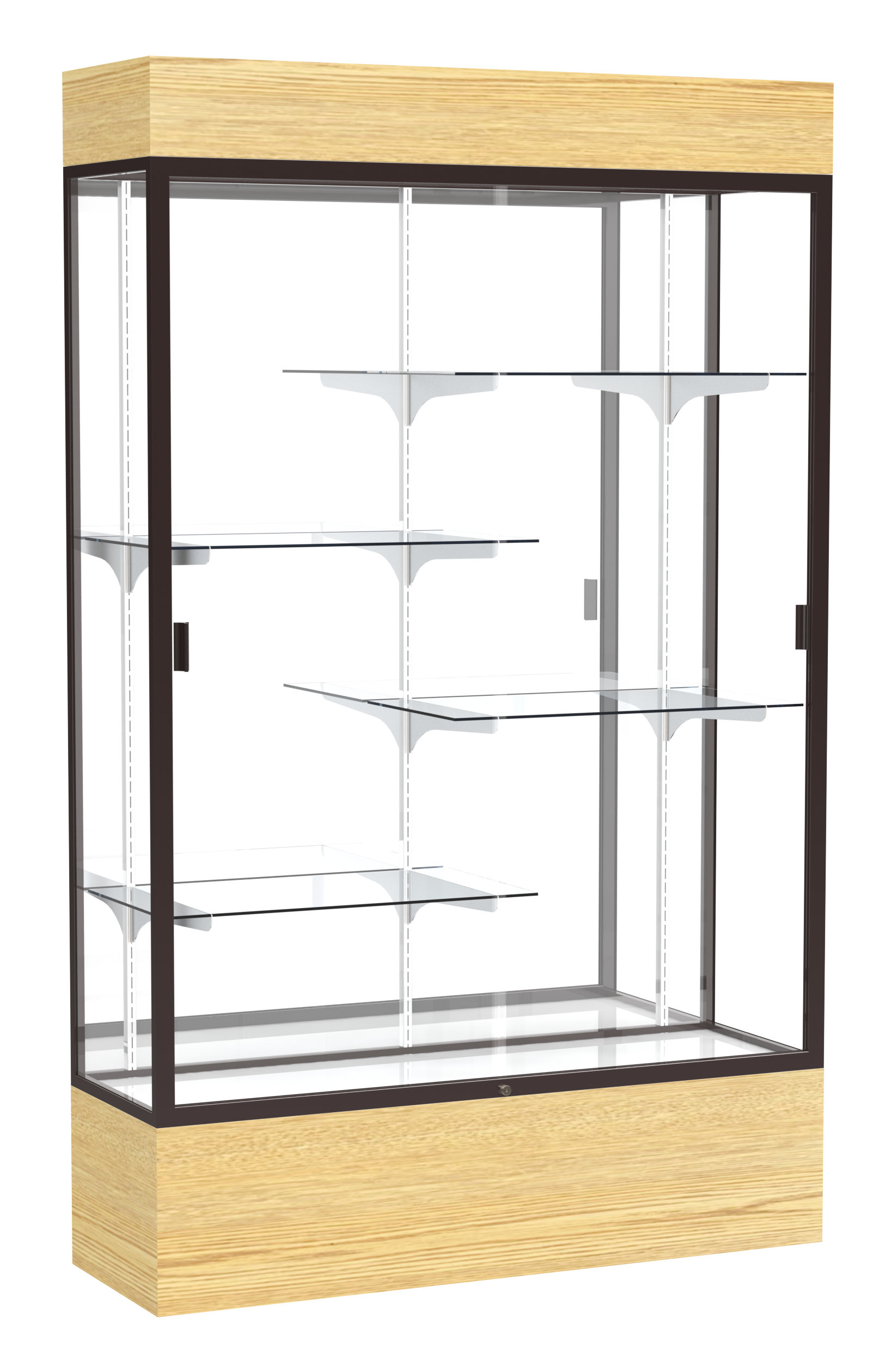Ghent Reliant Series Vinyl Lighted Floor Display Case - Wayfair Canada