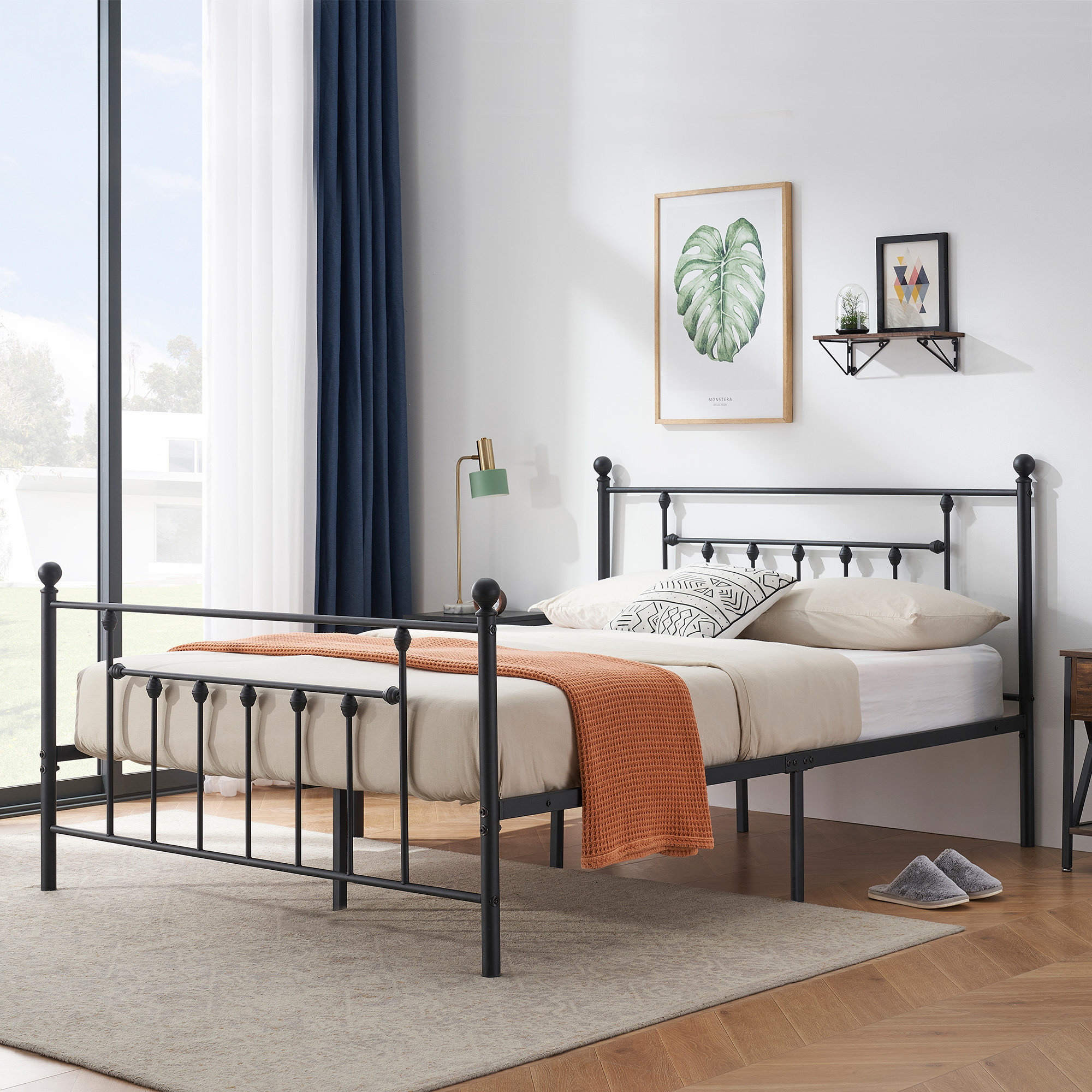 Trent Austin Design Kempst 42.9" Steel Bed Frame & Reviews - Wayfair Canada