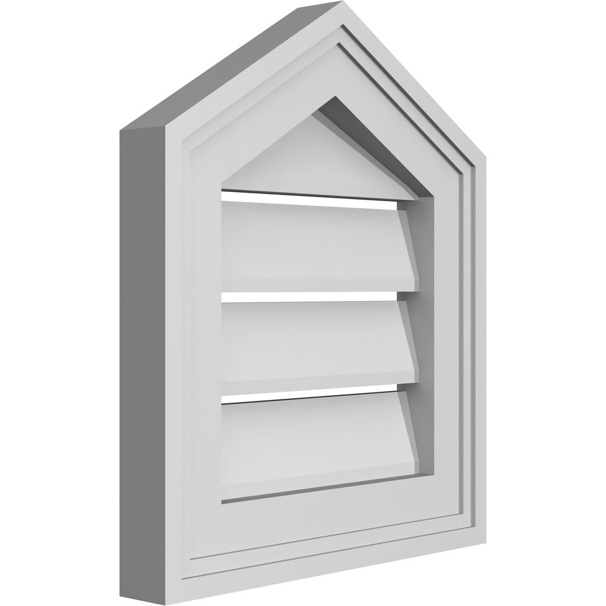 Ekena Millwork Peaked Top Surface Mount Signature Urethane Functional ...