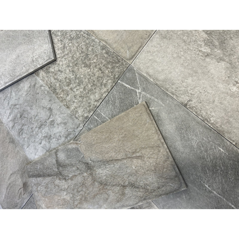 SB TILE AND STONE Sassone 6" x 12" Porcelain Stone Look Subway Wall ...