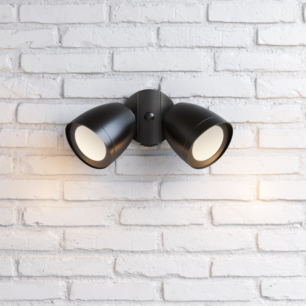 Millennium Lighting 20 Watt 2 - Head LED Hardwired Outdoor Security ...