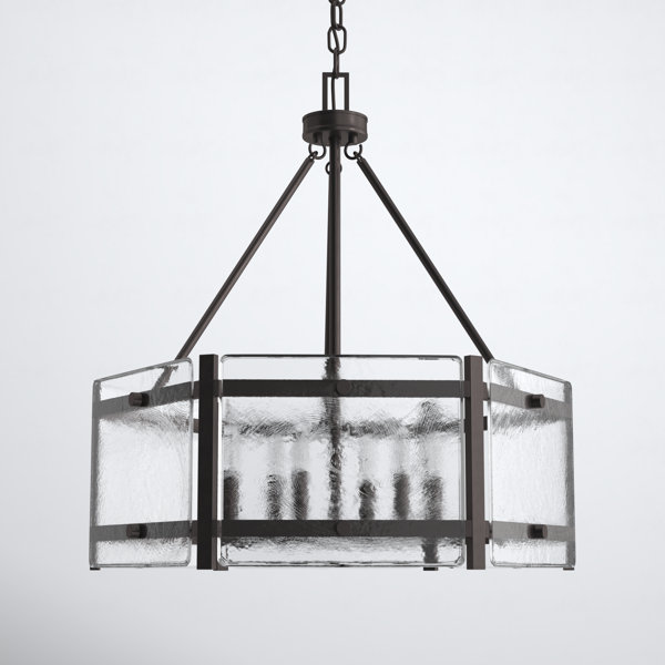 Birch Lane™ Clements 6 - Light Dimmable Lantern Geometric Chandelier ...