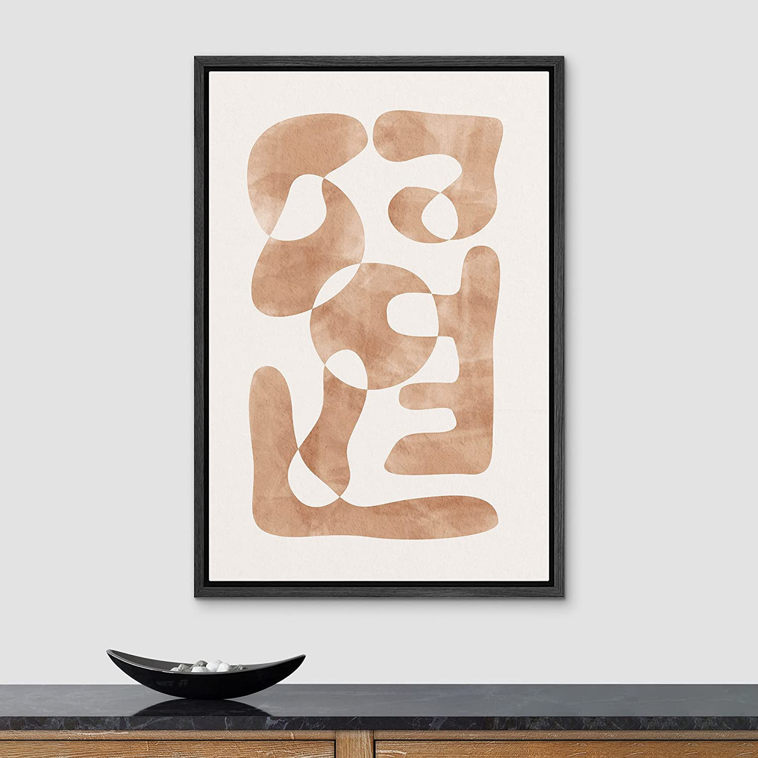 SIGNLEADER Géométrique, aquarelle, dessin au trait, collage, formes ...