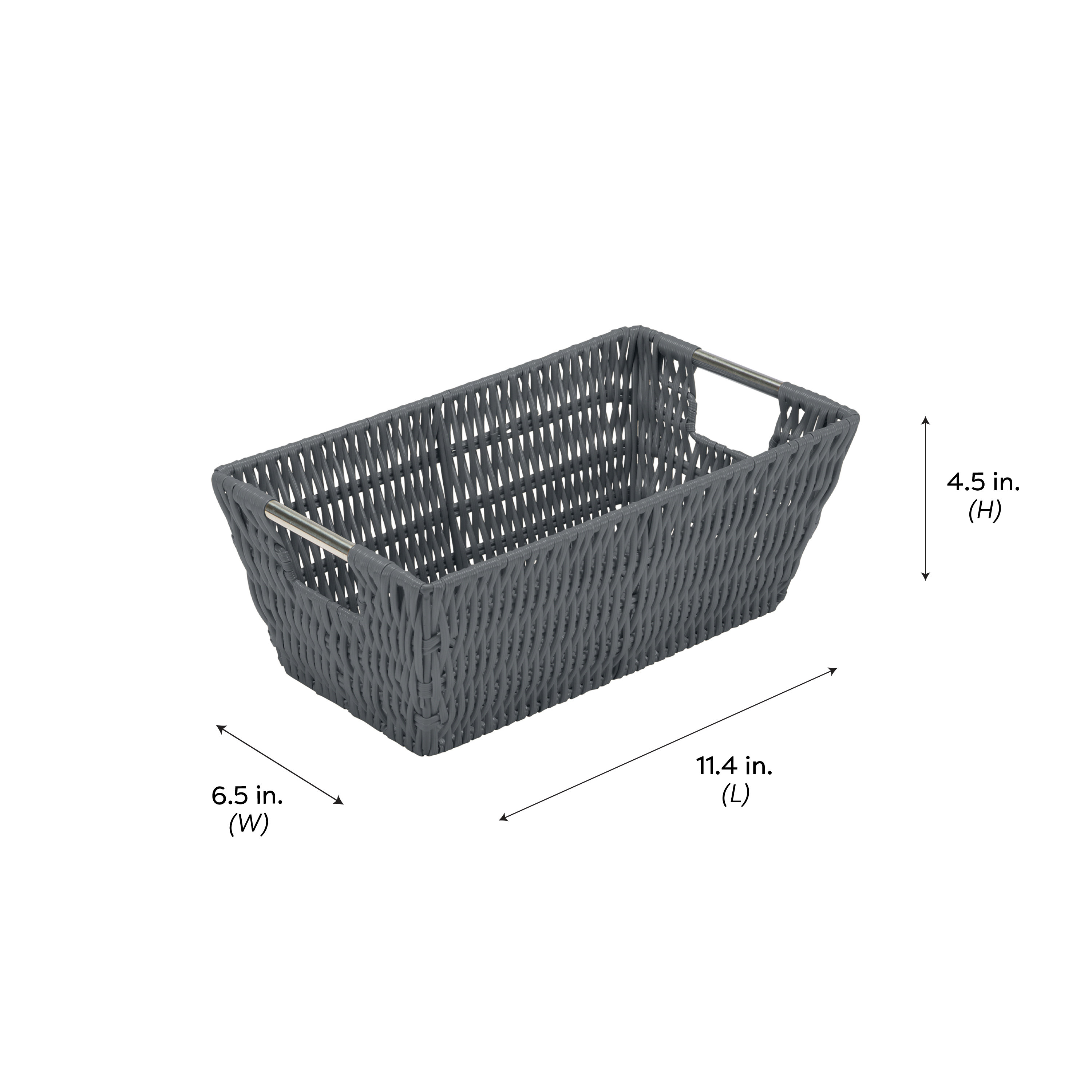 Simplify Plastic Basket | Wayfair