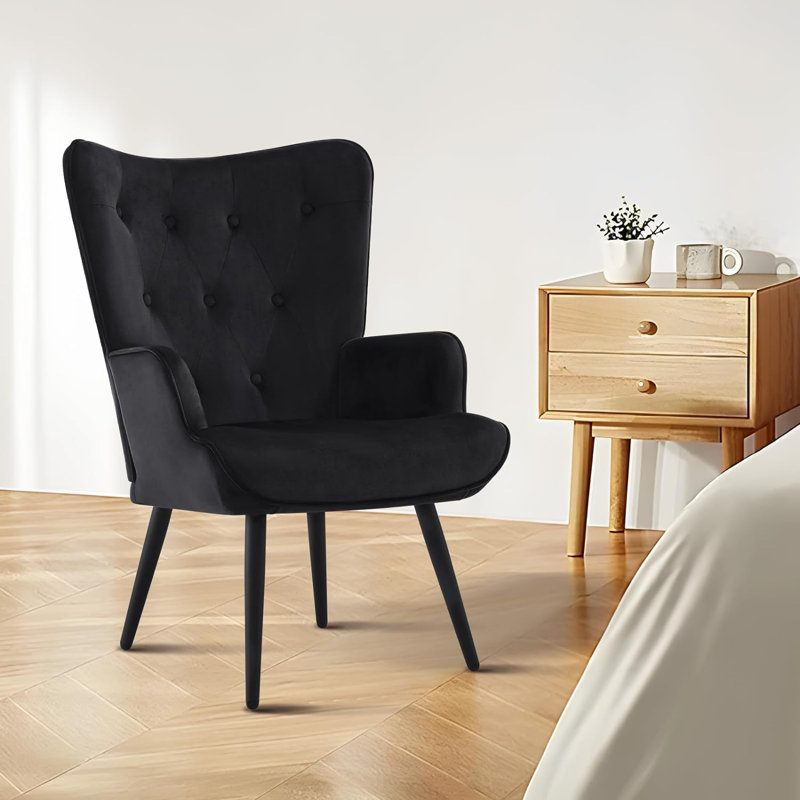 Mercer41 Upholstered Wingback Chair & Reviews | Wayfair