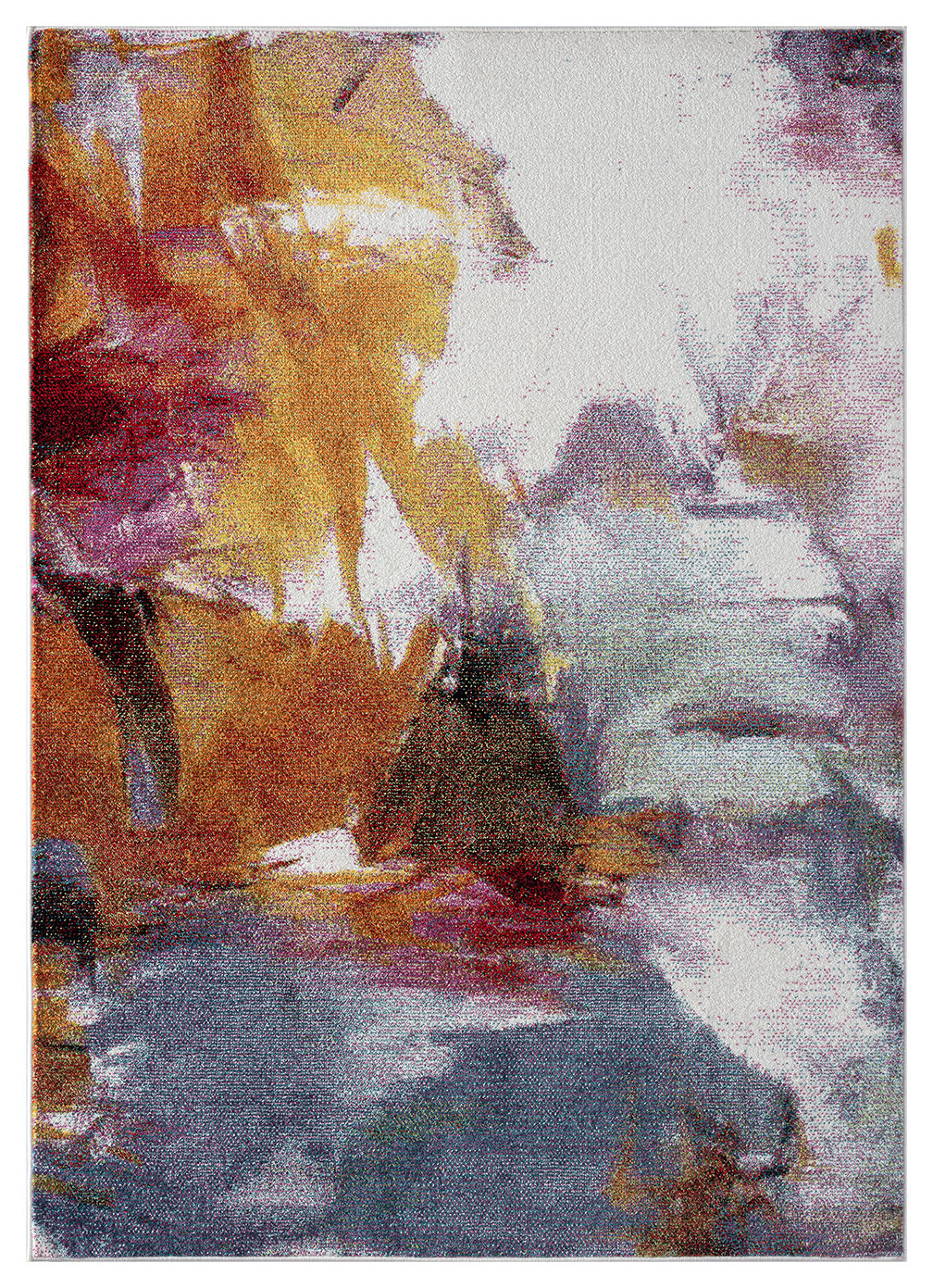 Ivy Bronx Fitzpatrick Abstract Orange Area Rug - Wayfair Canada
