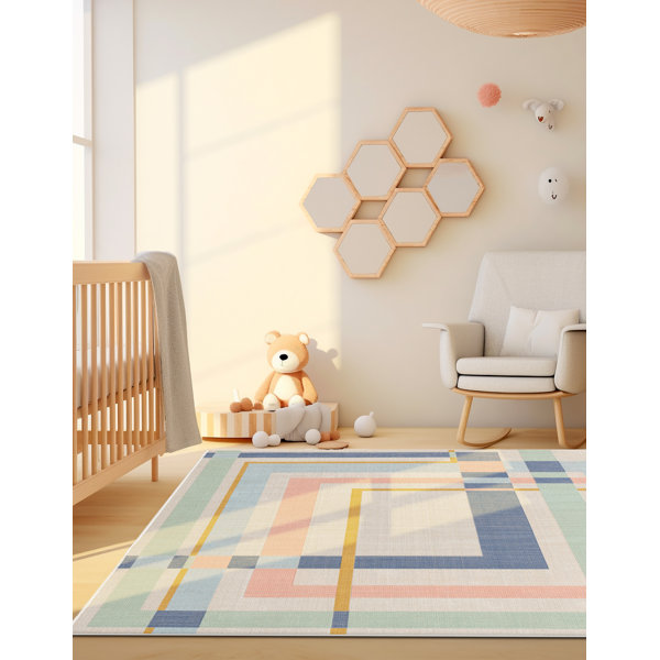 Ebern Designs Arean Geometric Rug & Reviews | Wayfair