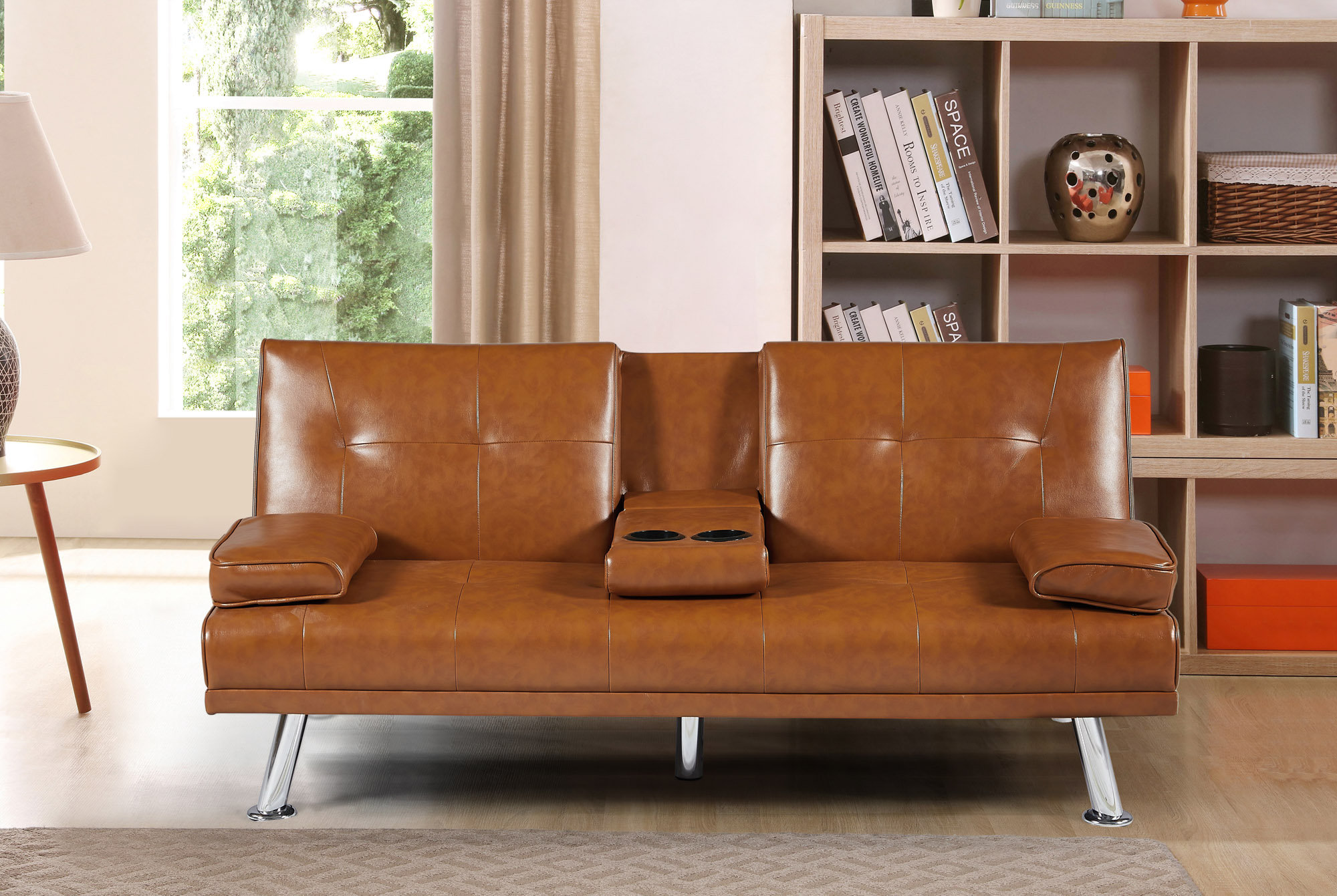 Ebern Designs Sofa Bed Function Sofa Foldable Bed for Living Room | Wayfair