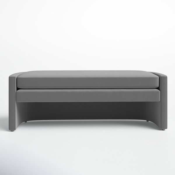Joss & Main Toni Velvet Upholstered Bench | Wayfair