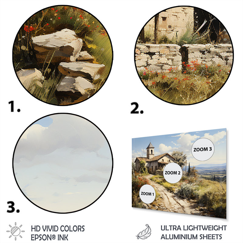 August Grove® Country Charm Village - Landscapes Metal Wall Decor Set ...
