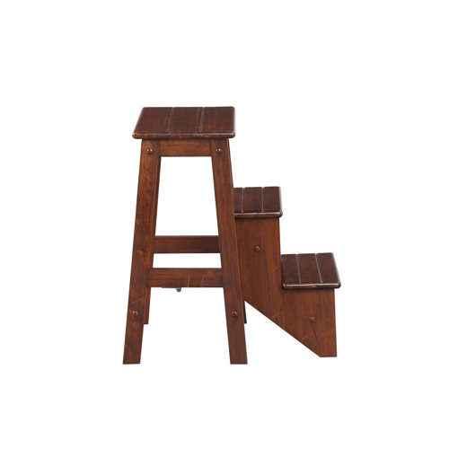Laurel Foundry Modern Farmhouse Danyell 3 - Step Wood Folding Small ...
