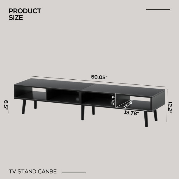 George Oliver Janci 59.05'' Media Console & Reviews | Wayfair