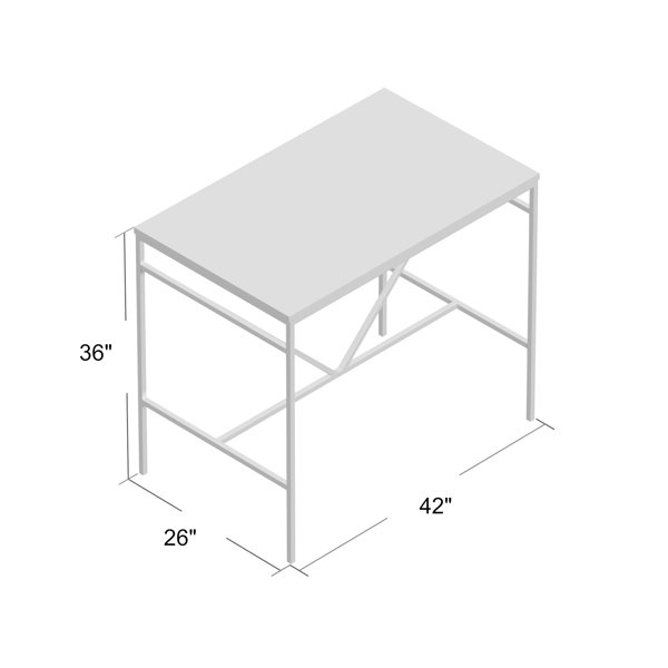 17 Stories Solid Wood Top Metal Base Dining Table & Reviews | Wayfair