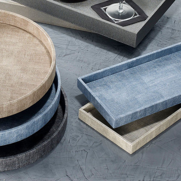 Bodrum Linens Luster Vinyl Decorative Tray | Perigold