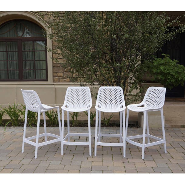 Rosecliff Heights Brunwood Outdoor 25.59'' Counter Stool & Reviews ...