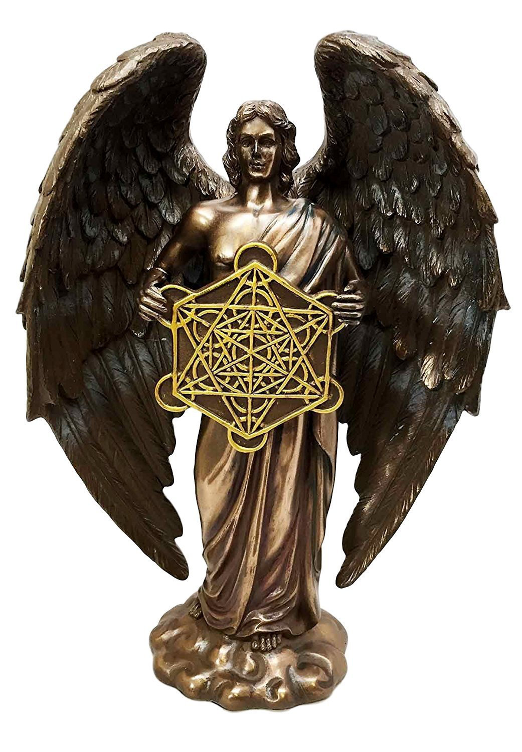 Trinx Judaism Metatron Angel Holding Sacred Flower Of Life Geometric ...