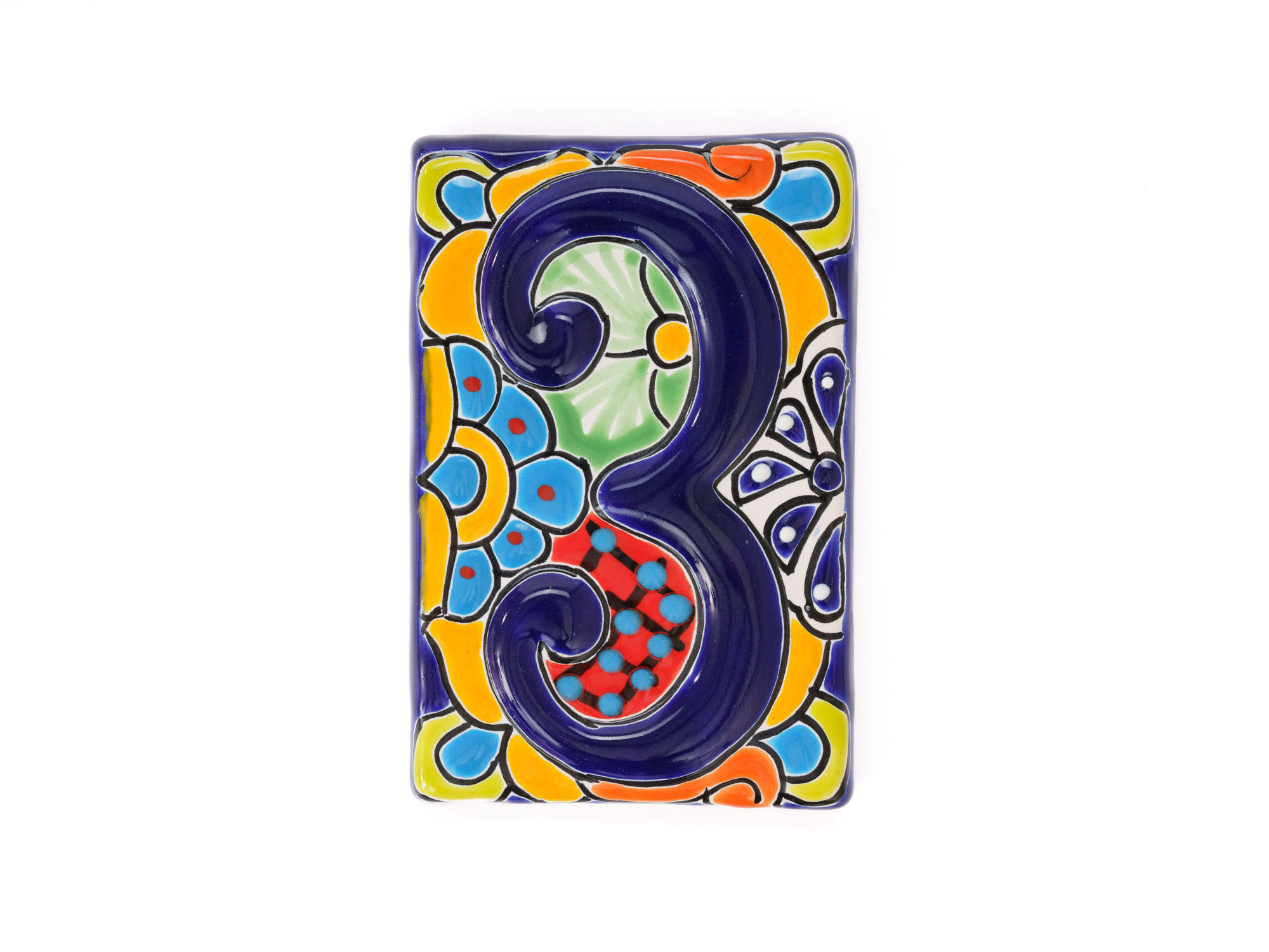 Enchanted Talavera Mexican Talavera Pottery Address Number Tiles ...
