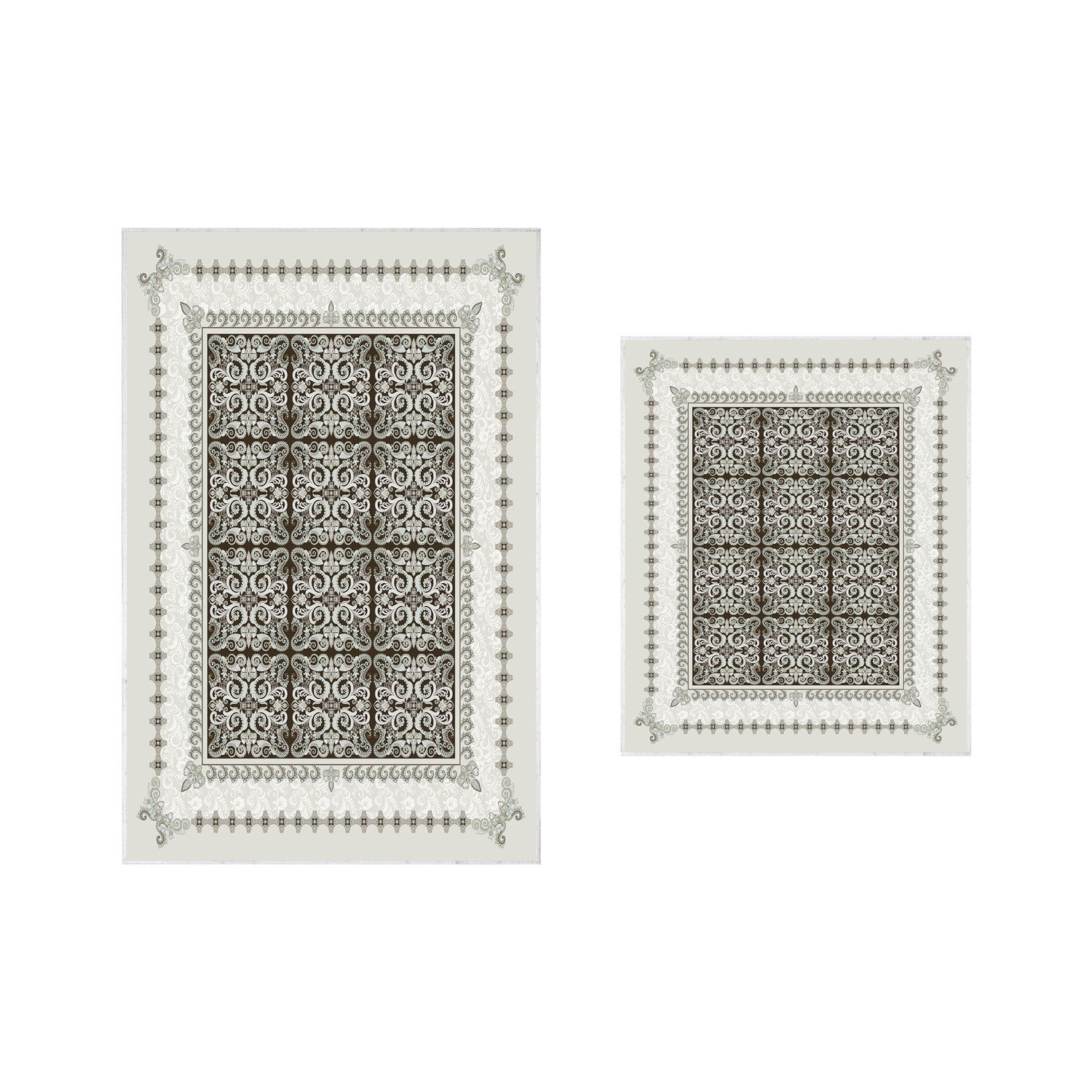 East Urban Home Bale 2 Piece Bath Mat Set | Wayfair