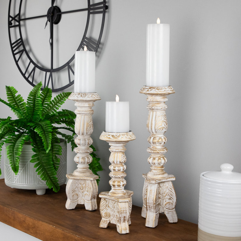 Northlight Seasonal 18'' H Resin Tabletop Pillar | Wayfair