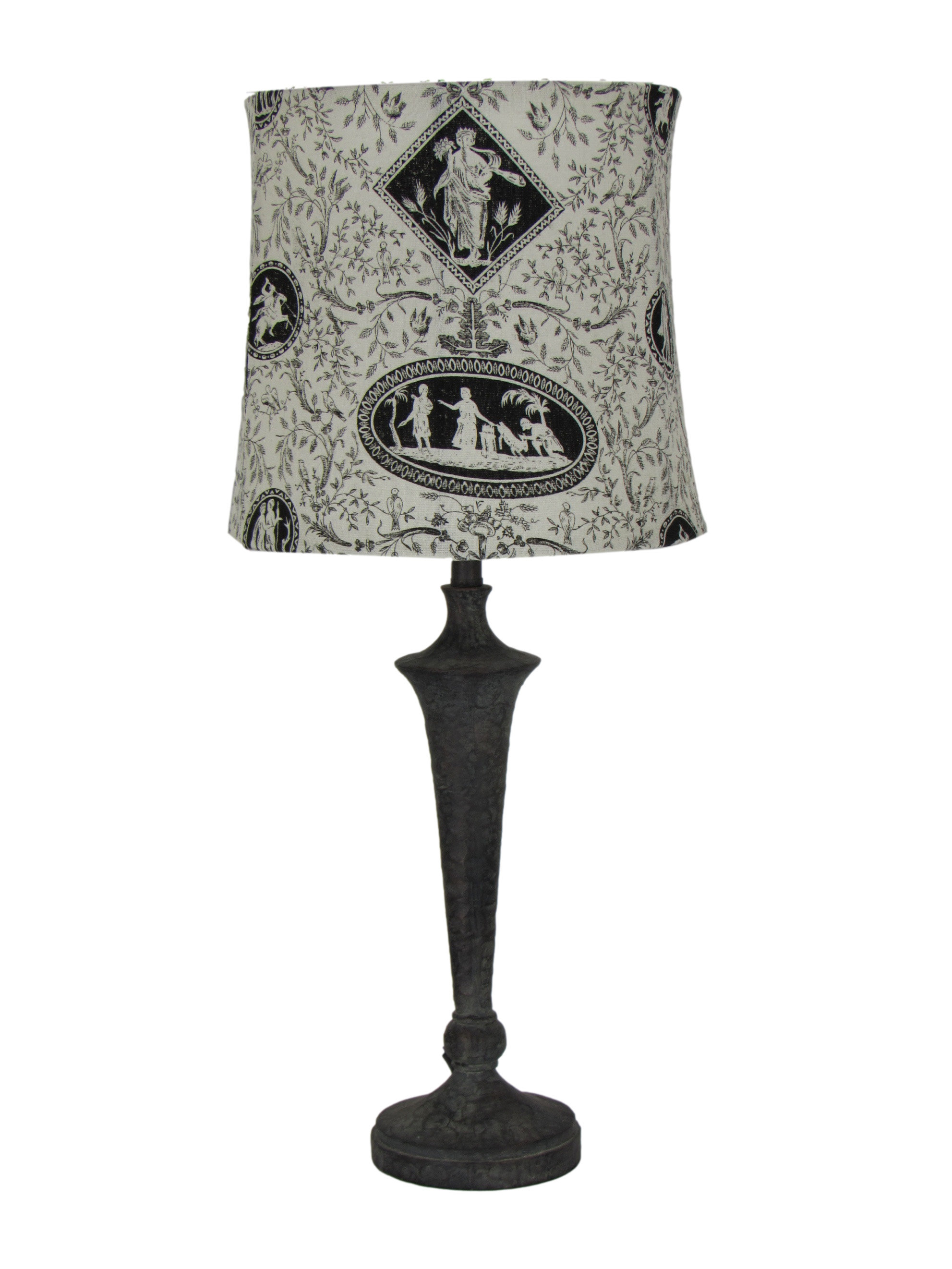 Canora Grey Black Accent Lamp with Black Persian Lamp Shade | Wayfair