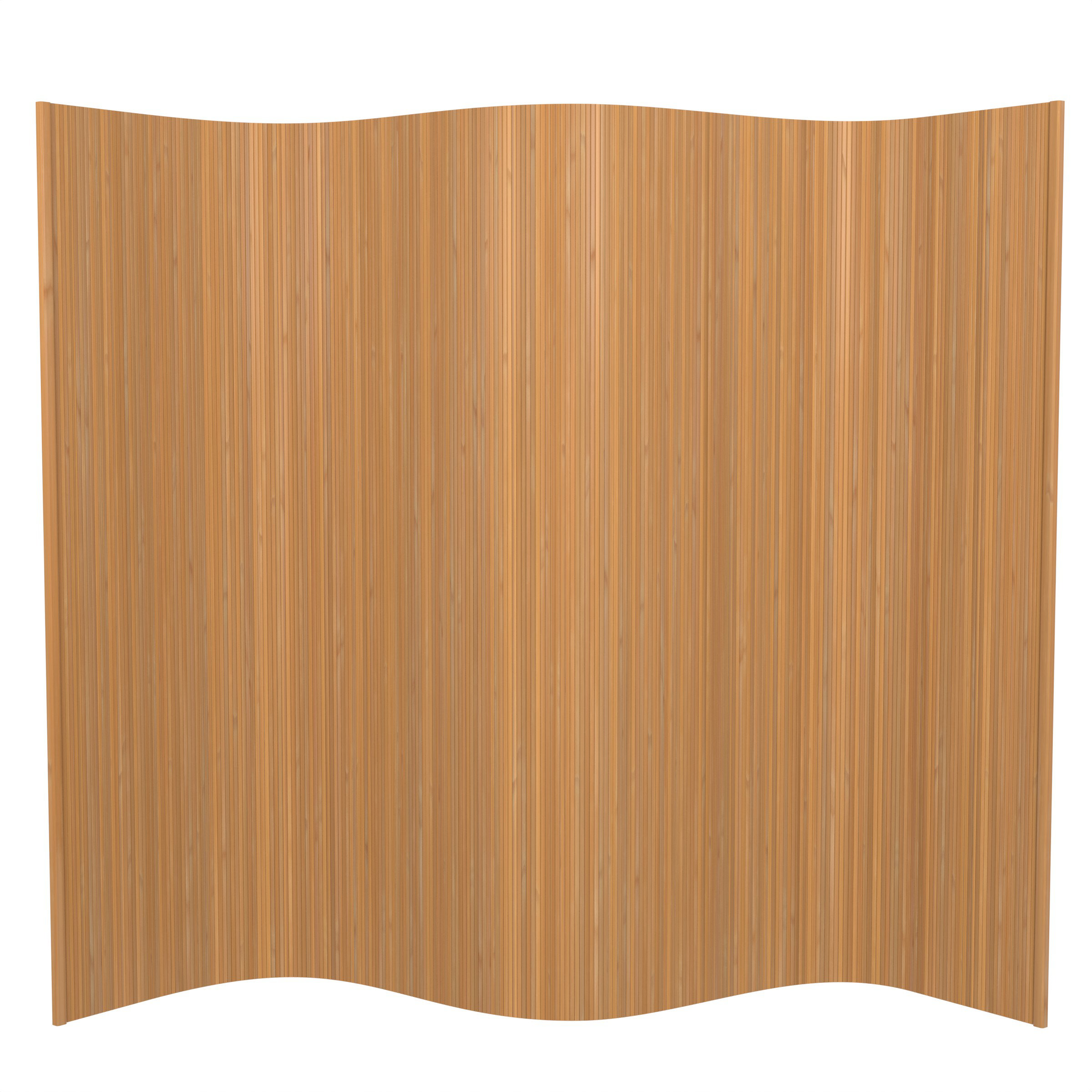 Bayou Breeze Siena Rolling Bamboo Room Divider & Reviews | Wayfair