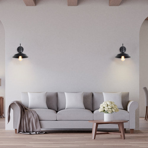 Sand & Stable Harlow Iron Barn Light & Reviews | Wayfair