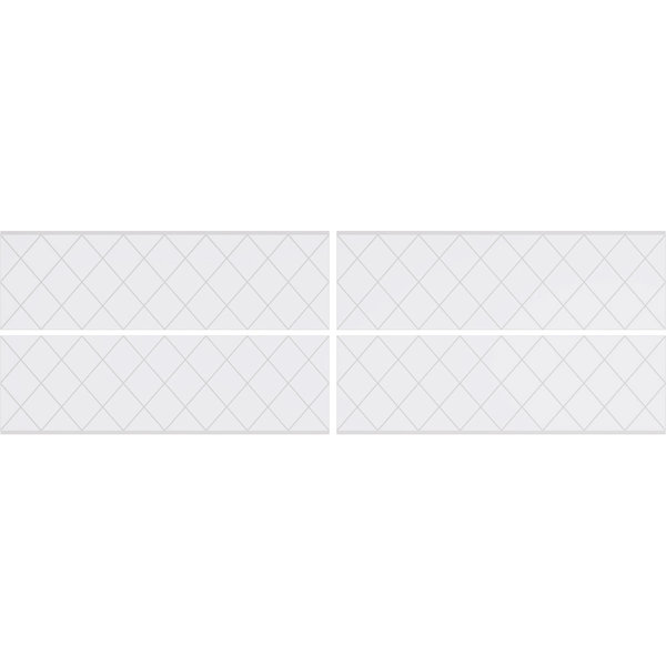 PCI Enterprises 28.25'' H x 94.5'' W x 0.375'' D Expanded Cellular PVC ...