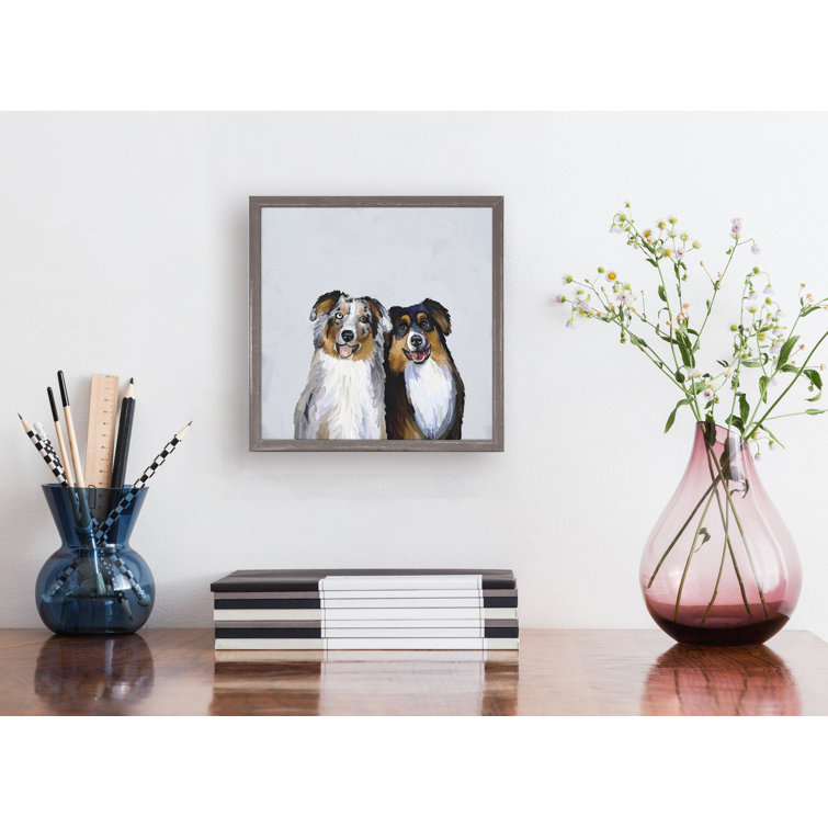 Winston Porter Best Friend - Border Collies Framed On Canvas by Cathy ...