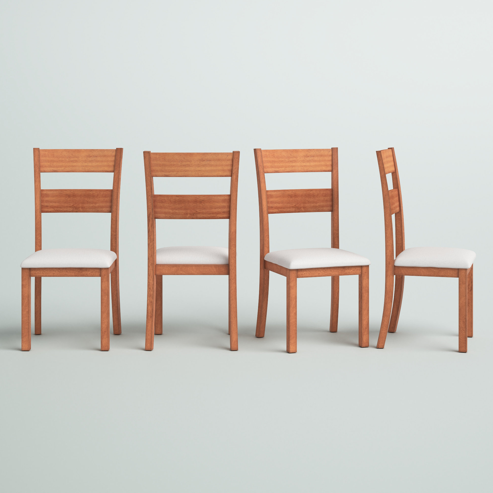 Lark Manor™ Anniqua Birch Wood Slat-Back Dining Chairs | Wayfair