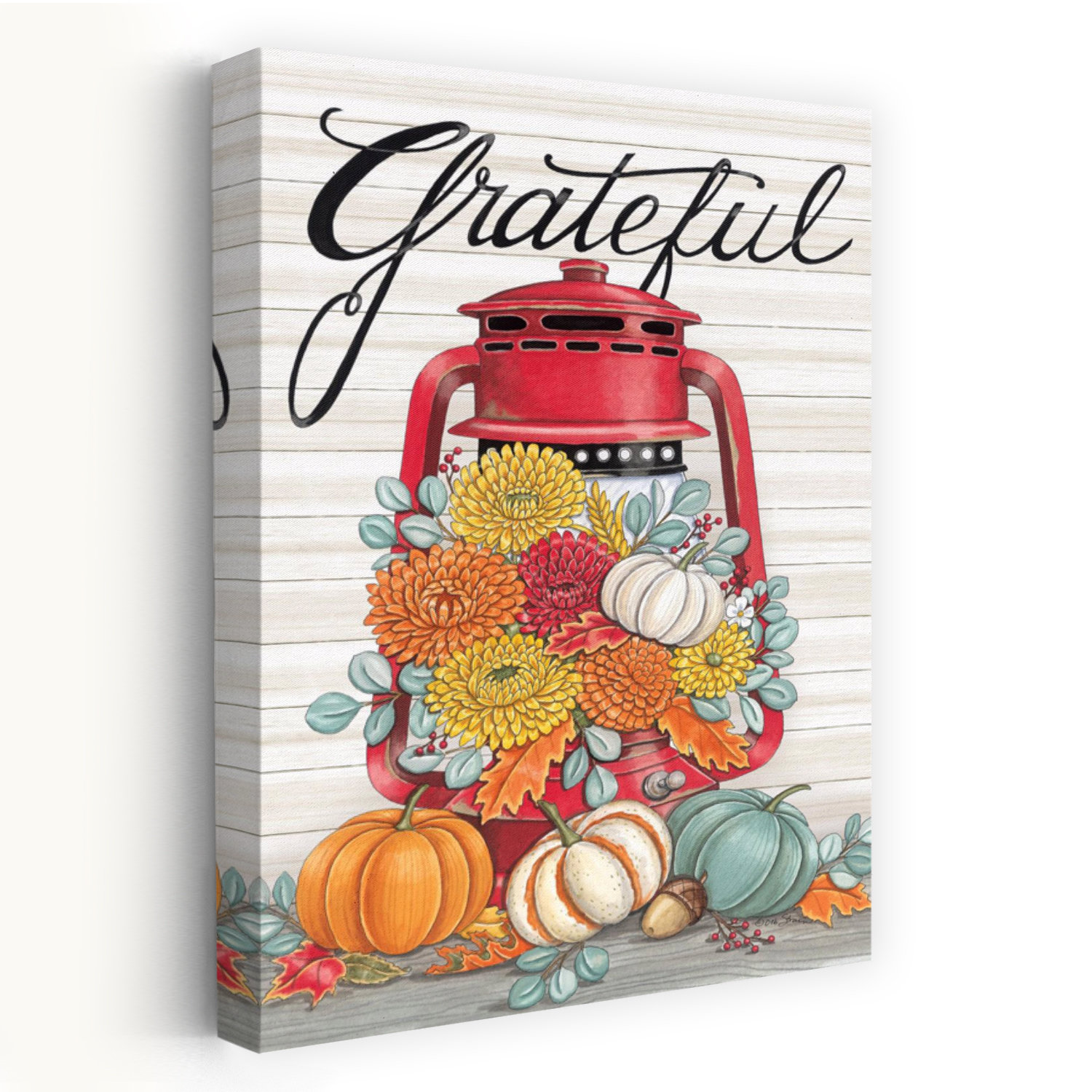 Ophelia & Co. Grateful Lantern Abstract Contemporary Flower Landscape ...