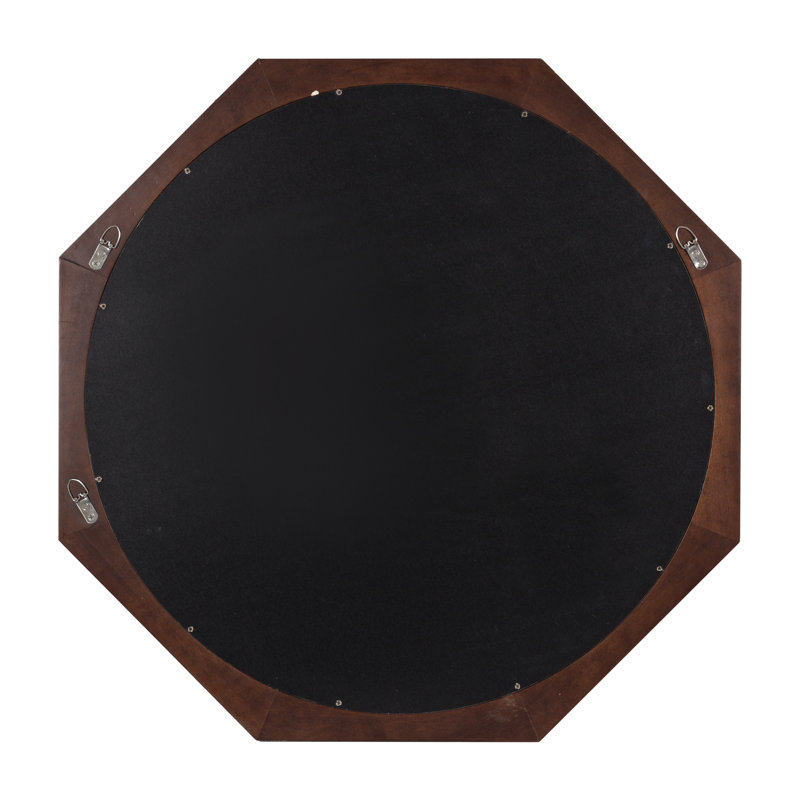 Joss & Main Cantina Wood Octagon Wall Mirror | Wayfair