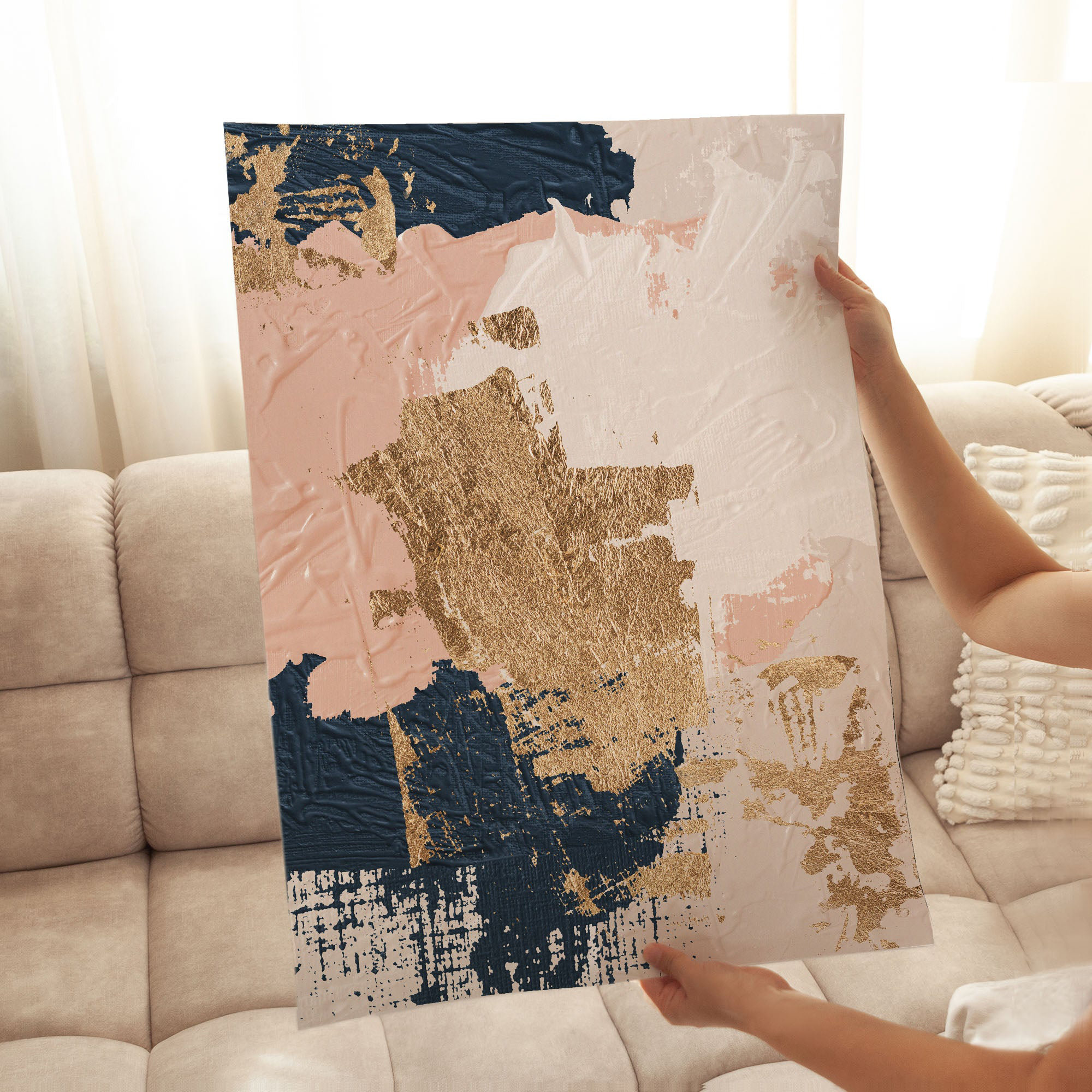 Mercer41 Abstract Abstract Elegance II Modern Unframed Art Print | Wayfair