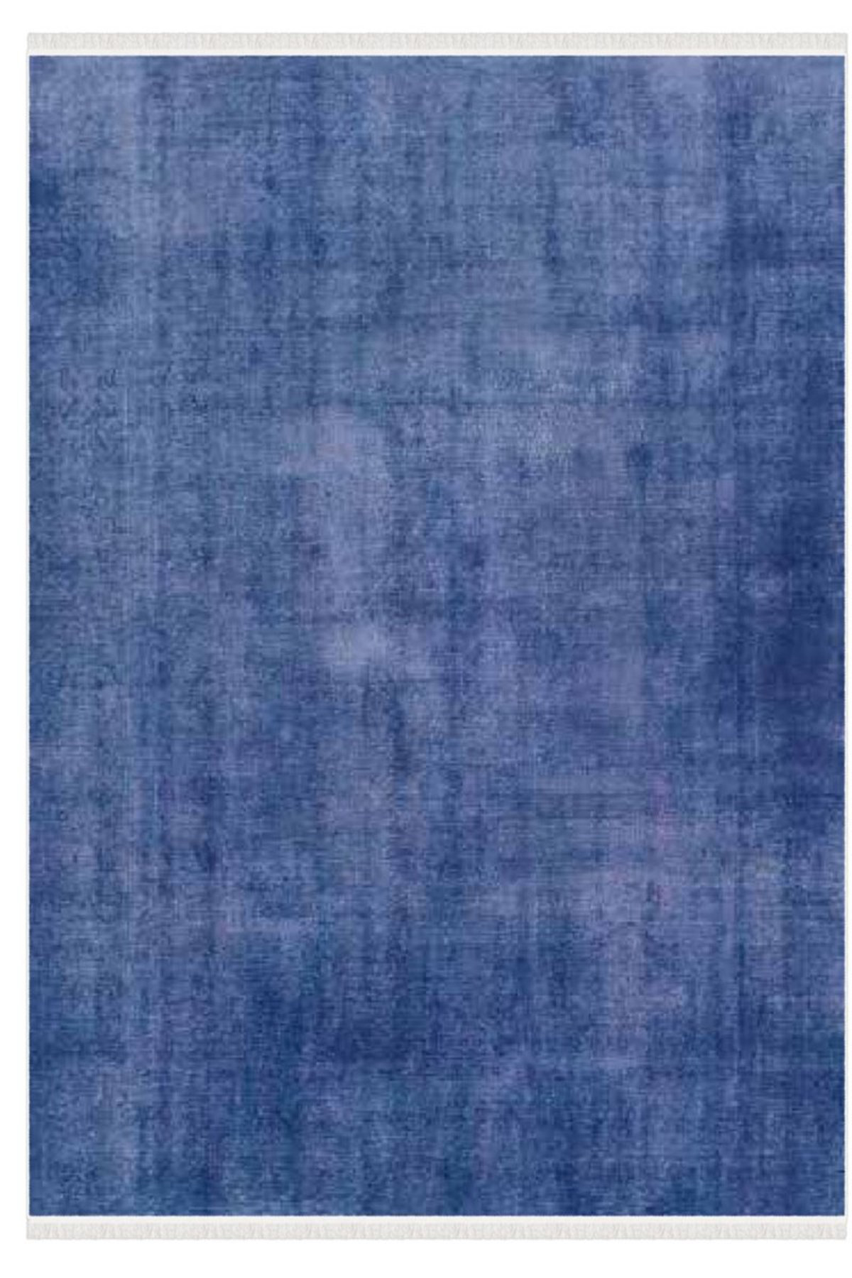 Rugpera Seidman Navy Blue Color Solid Color Design Carpet Machine Woven ...