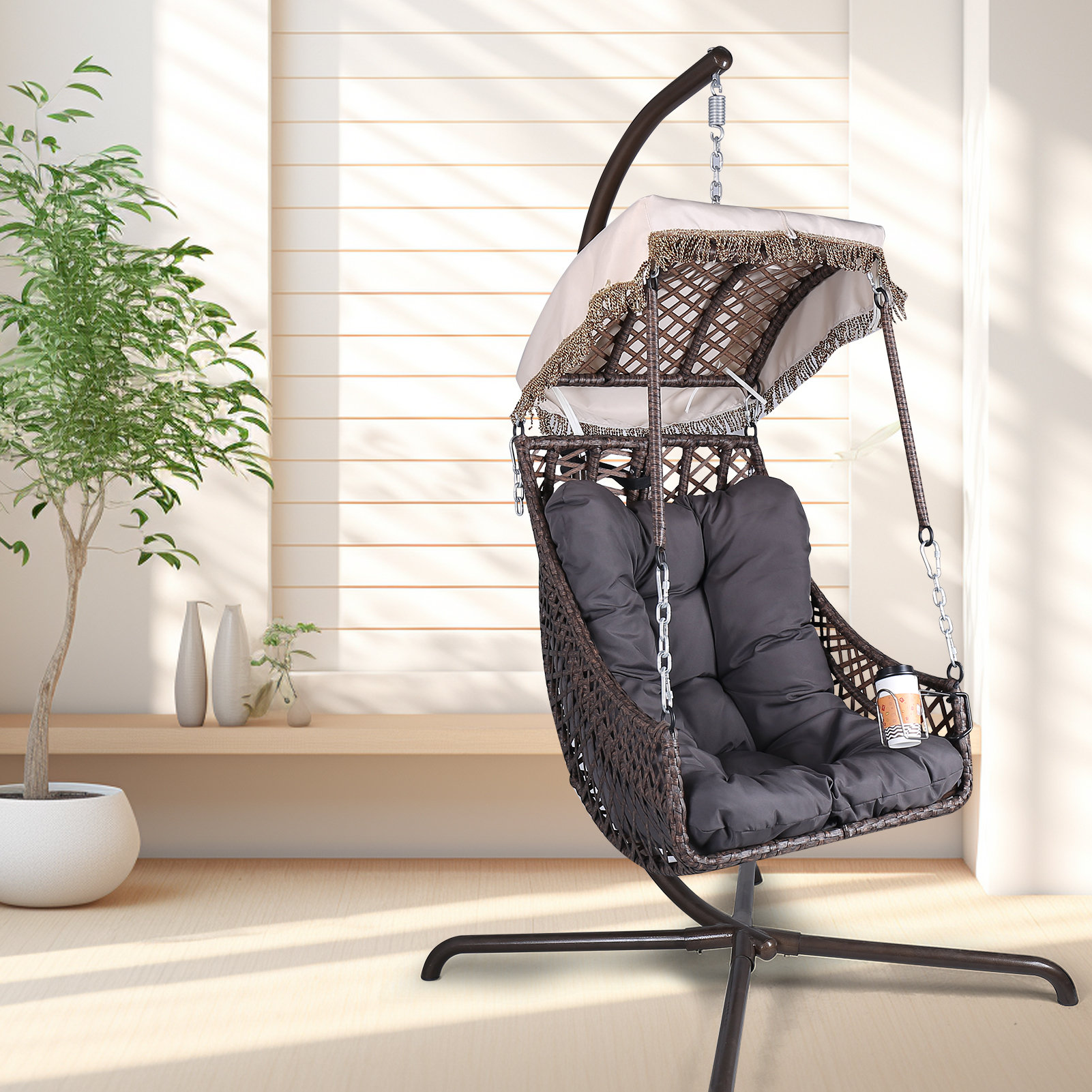 Latitude Run® Henrick 1 Person Swing Chair | Wayfair