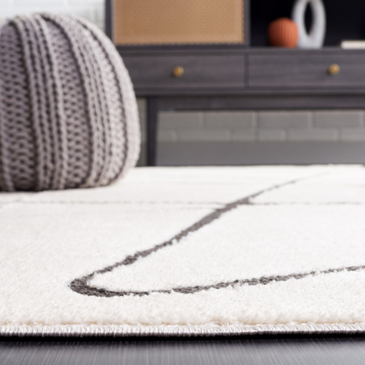 Orren Ellis Jerena Performance Abstract Rug & Reviews | Wayfair